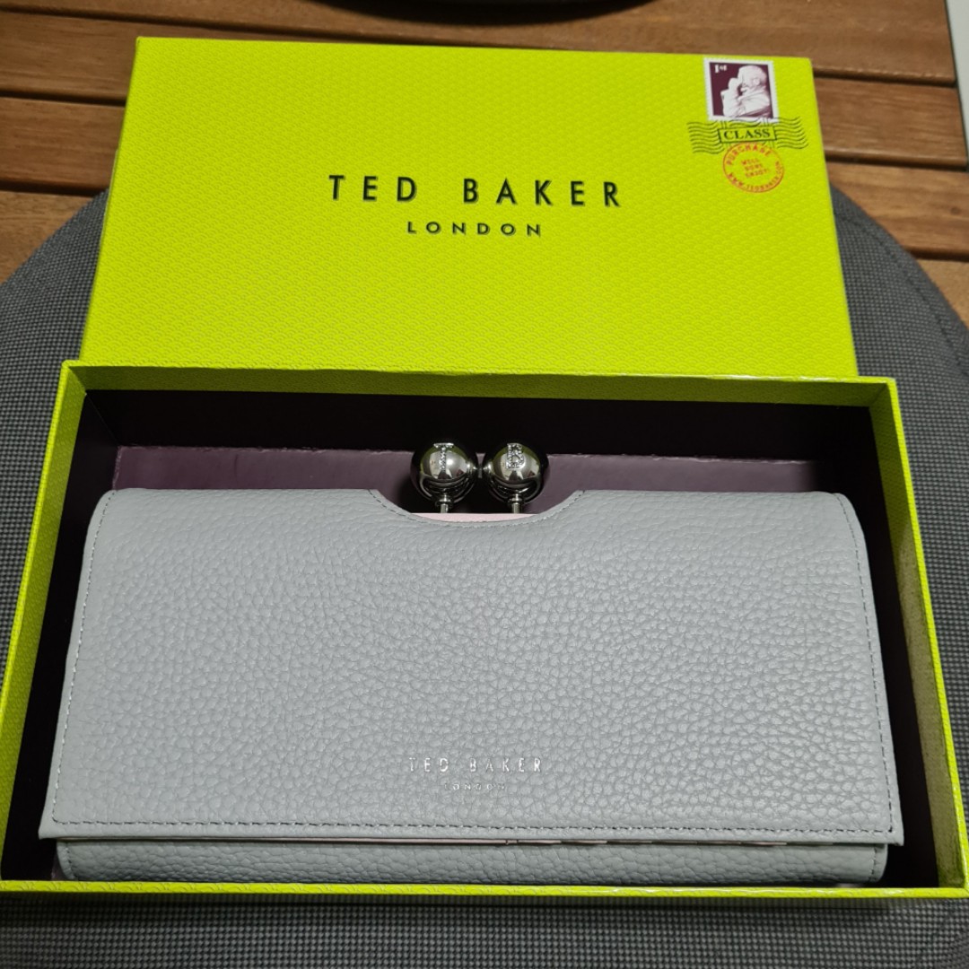 Ted Baker Long Wallet, Luxury, Bags & Wallets on Carousell