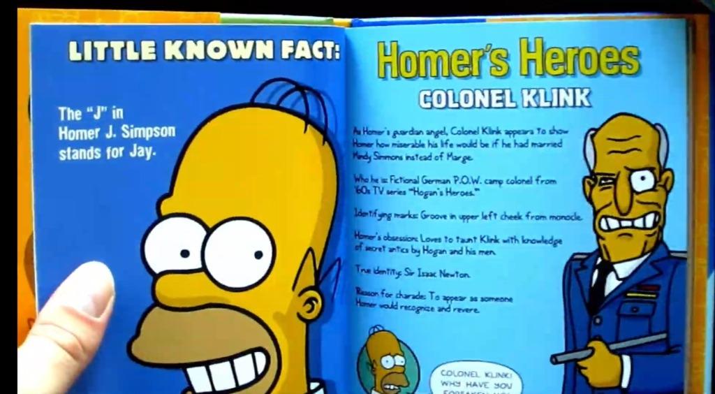 The Simpsons Library of Wisdom The Homer Book Hardbound, Hobbies & Toys ...