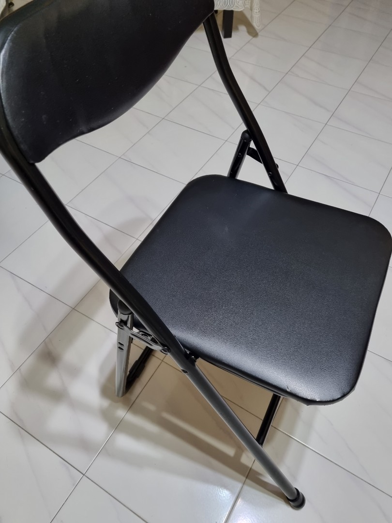 Toyogo metal folding chair, Furniture & Home Living, Furniture, Chairs ...