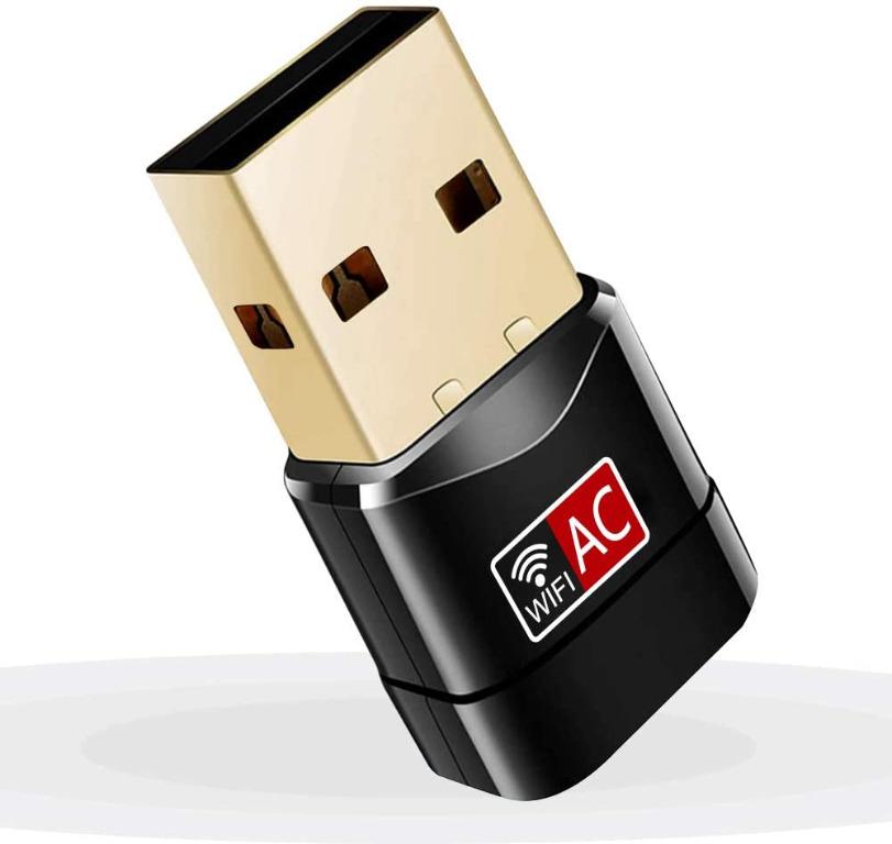 USB WiFi Adapter Dongle 600Mbps - Moglor Mini Dual Band Wireless WiFi ...
