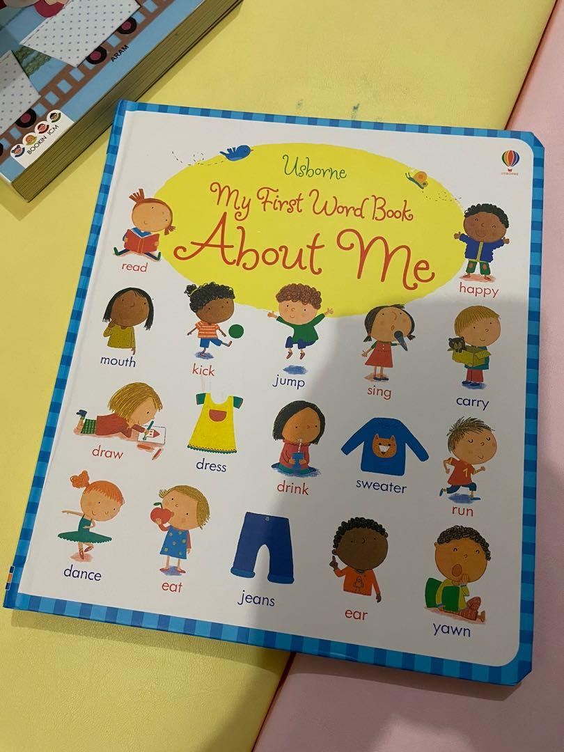 Usborne my first word book. About me, 興趣及遊戲, 書本 & 文具, 兒童書籍 - Carousell