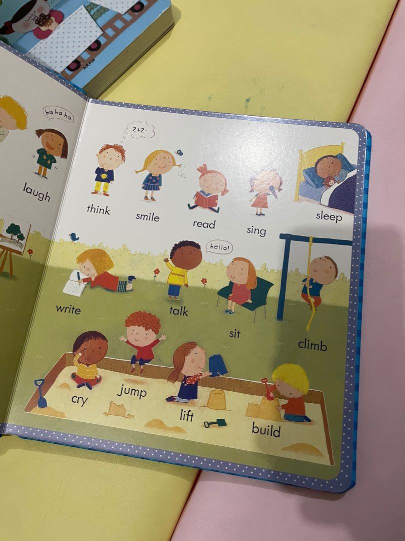 Usborne my first word book. About me, 興趣及遊戲, 書本 & 文具, 小朋友書 - Carousell