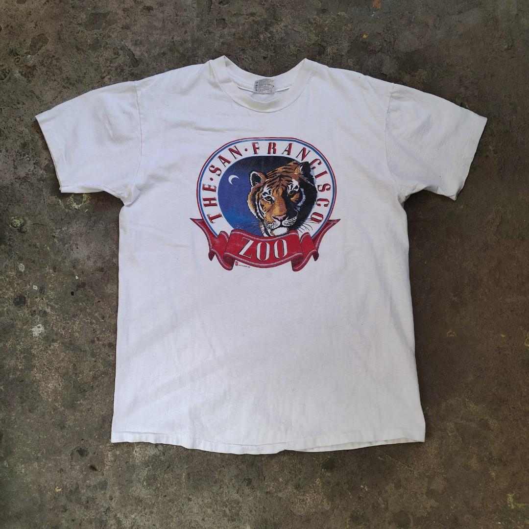 Vintage Animal Shirt San Francisco Zoo, Men's Fashion, Tops & Sets ...