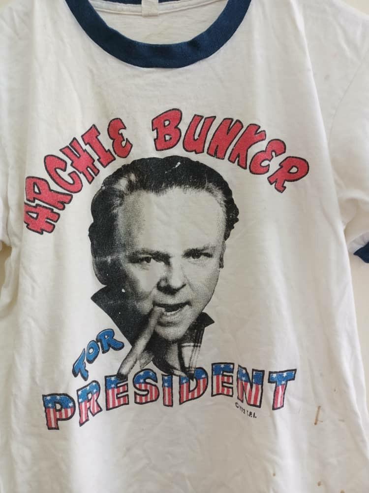 Vintage Rare 1972 Archie Bunker ringer t-shirt, Men's Fashion, Tops ...