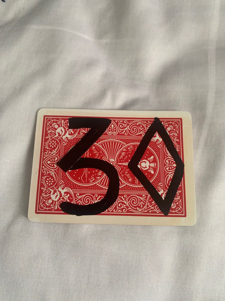 Visual change gimmick card mentalism, Hobbies & Toys, Toys & Games on ...