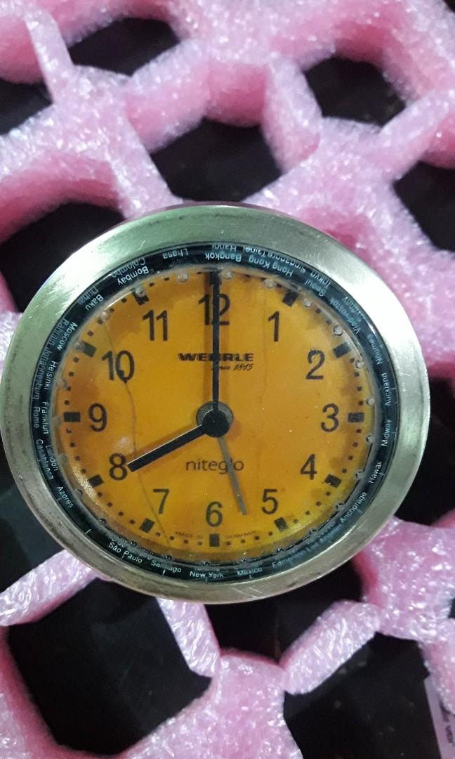 Wehrle clock, Luxury, Watches on Carousell