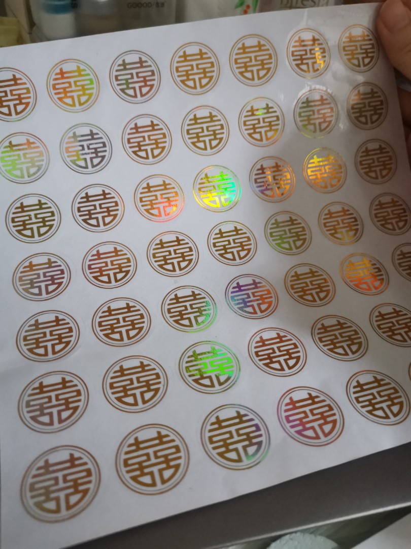 Xi Stickers (Golden double Xi), Hobbies & Toys, Stationery & Craft ...