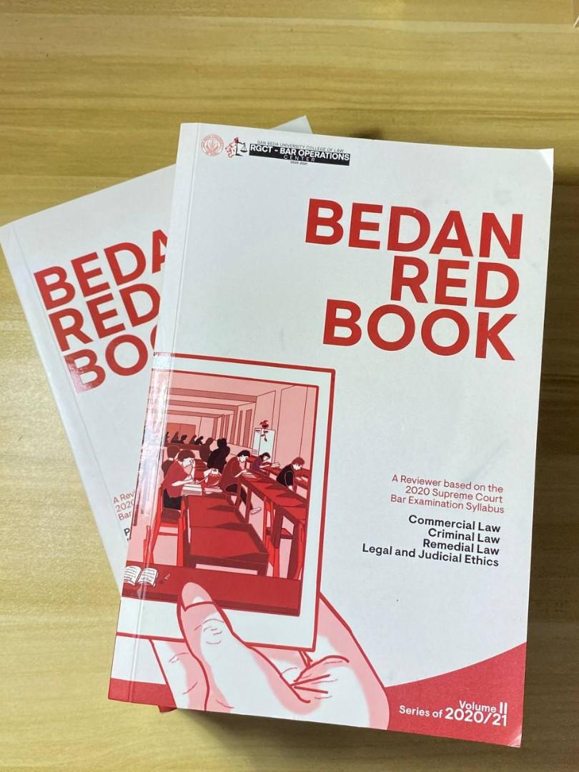 2021 Bedan Red Book with some markings, Hobbies & Toys, Books ...