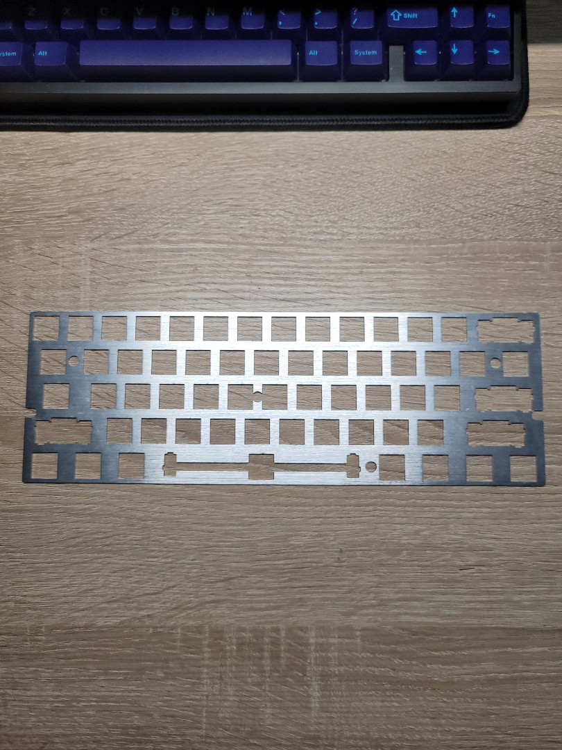 60% Aluminium Keyboard plate, Computers & Tech, Parts & Accessories ...