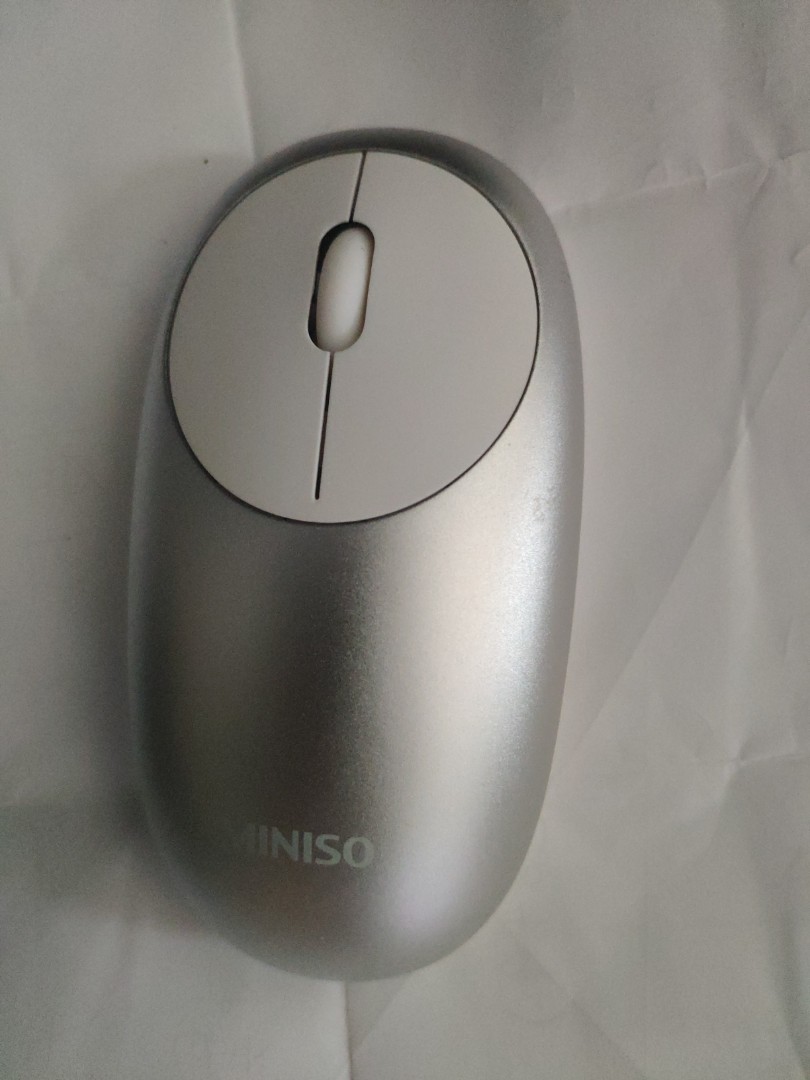 滑鼠 無線插USB型 Miniso Mouse 名創優品, 電腦＆科技, 電腦周邊及配件, 電腦滑鼠及相關產品 - Carousell