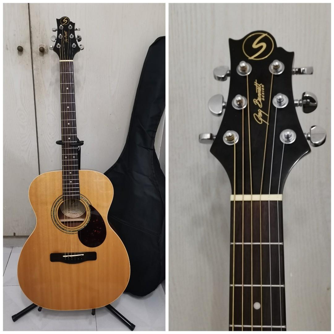 Acoustic Guitar Samick OM-2, Hobbies & Toys, Music & Media, Musical ...