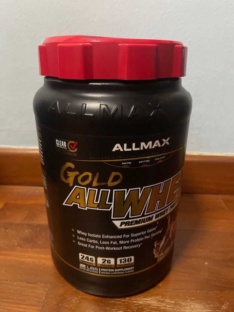 ALLMAX Gold Premium Whey Protein, Health & Nutrition, Health ...