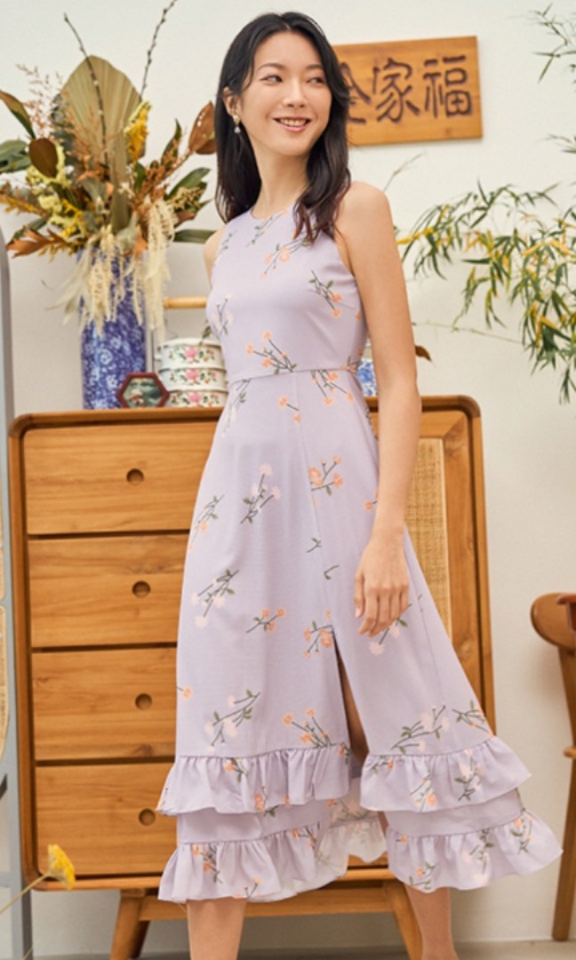 Ash lilac ranosa maxi dress, Women's Fashion, Dresses & Sets, Dresses ...