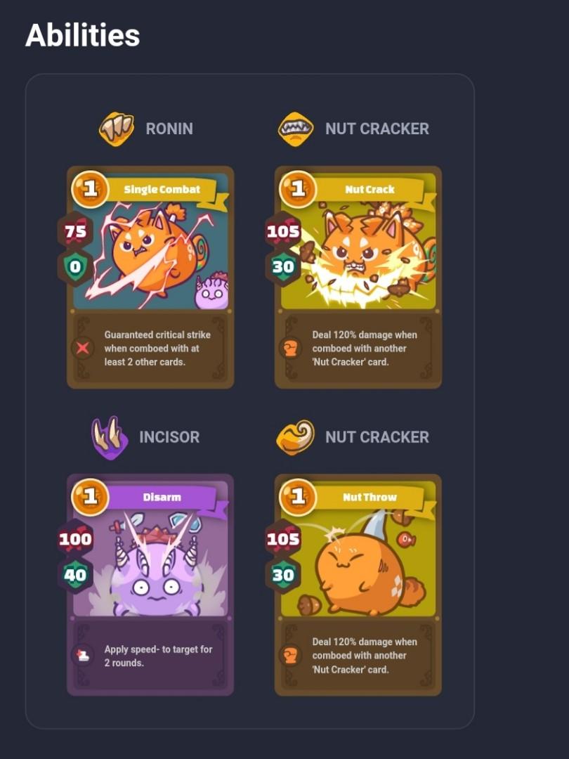 Axie Infinity Beast Critical Combo Damage Dealer, Video Gaming, Gaming ...