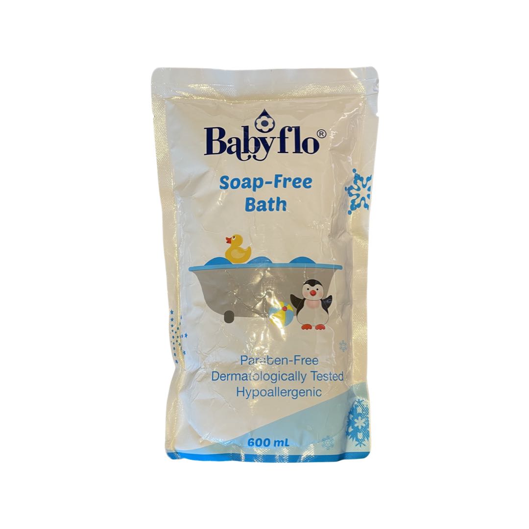 BabyFlo Soap-Free Bath 600ml Refill, Babies & Kids, Bathing & Changing ...