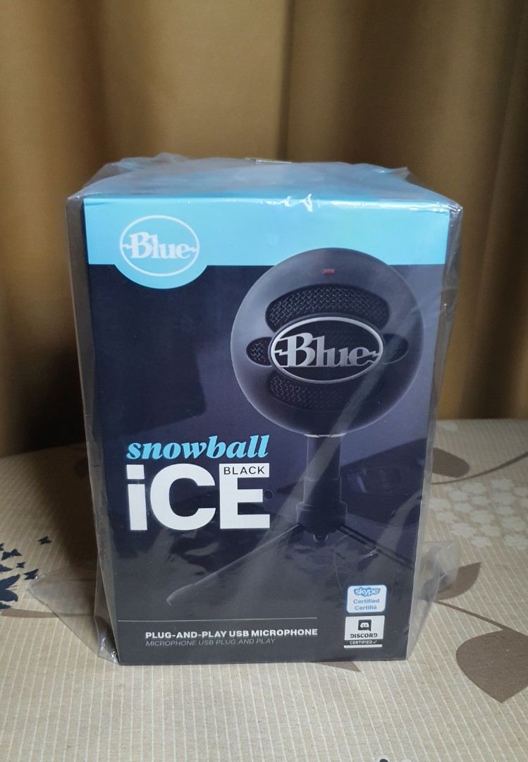 BLUE Snowball Ice microphone, Audio, Microphones on Carousell