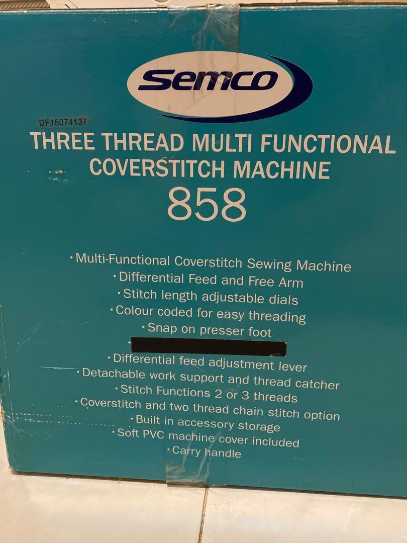 BN Semco Coverstitch Machine 858, Hobbies & Toys, Stationery & Craft ...