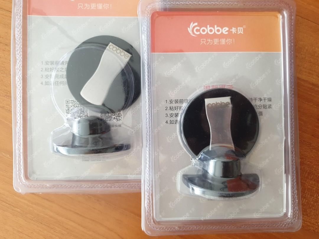 BNIB Black Sleek Magnetic Door Stop, Furniture & Home Living, Home ...