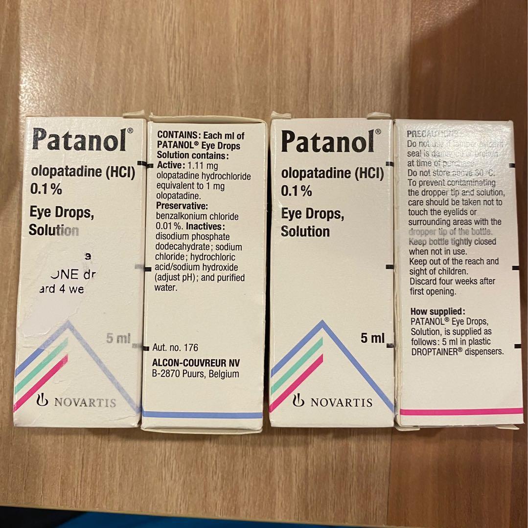 Brand new Patanol allergy eyes drop, Health & Nutrition, Medical ...