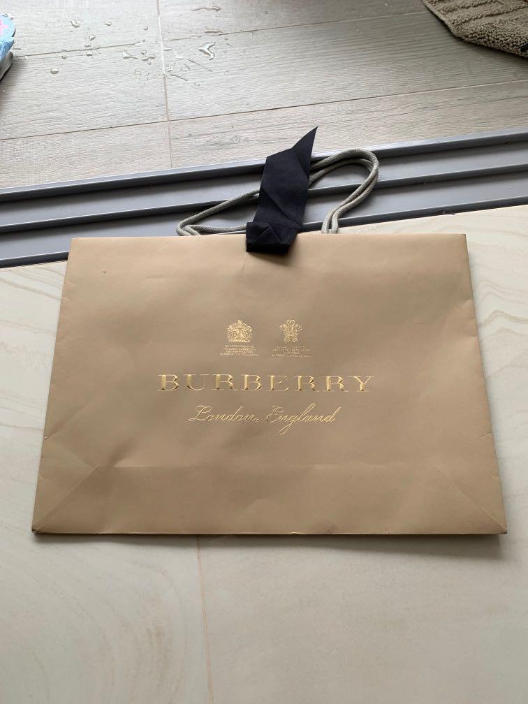 Burberry Paper bag, Women's Fashion, Bags & Wallets, Tote Bags on Carousell