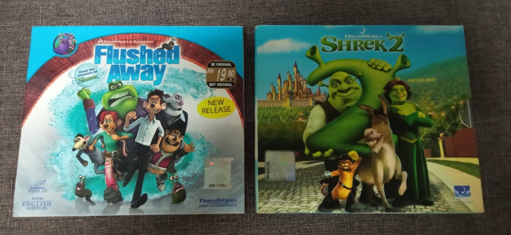 2 Movies Cartoon VCD - Genuine Product by HVN in One Price., Hobbies ...
