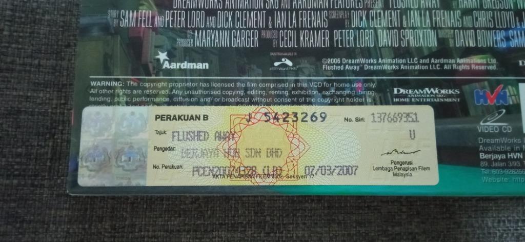 2 Movies Cartoon VCD - Genuine Product by HVN in One Price., Hobbies ...