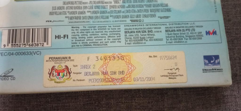 2 Movies Cartoon VCD - Genuine Product by HVN in One Price., Hobbies ...