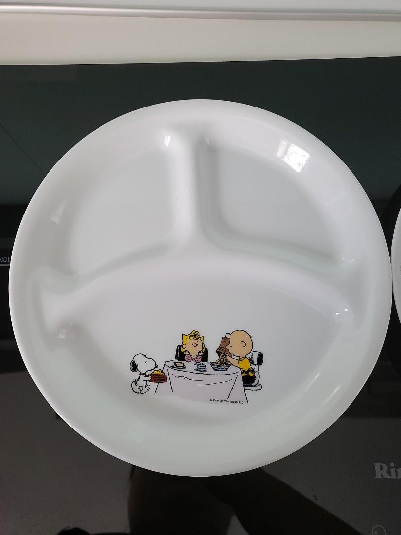Corelle snoopy peanuts plates, Furniture & Home Living, Kitchenware ...