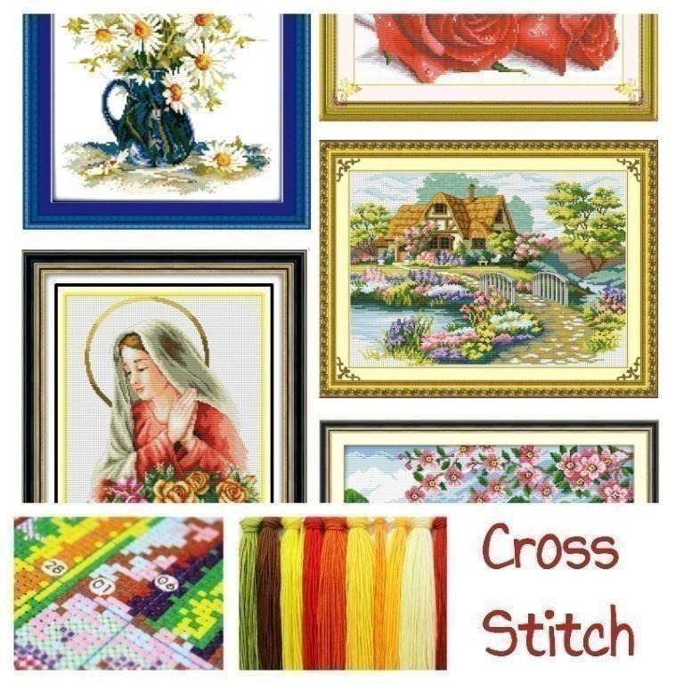 Cross Stitch Kit, Hobbies & Toys, Stationery & Craft, Handmade Craft on ...