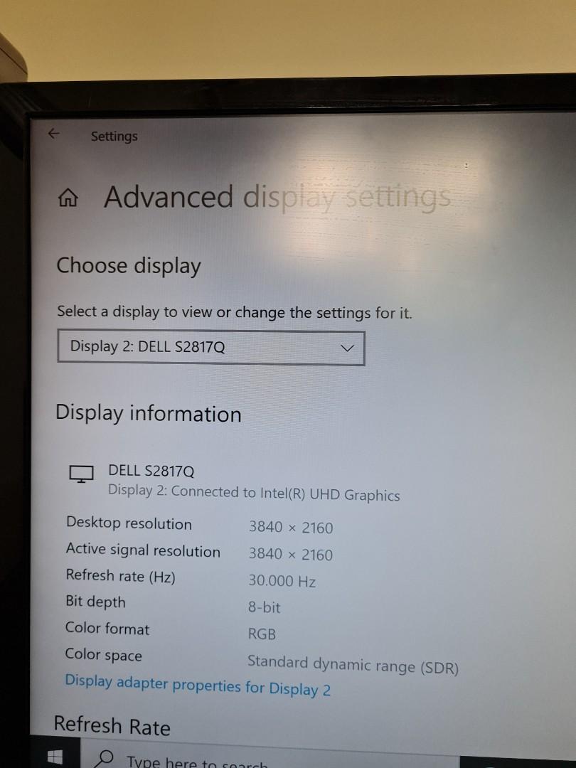 Dell s2817q 4k uhd monitor, Computers & Tech, Desktops on Carousell