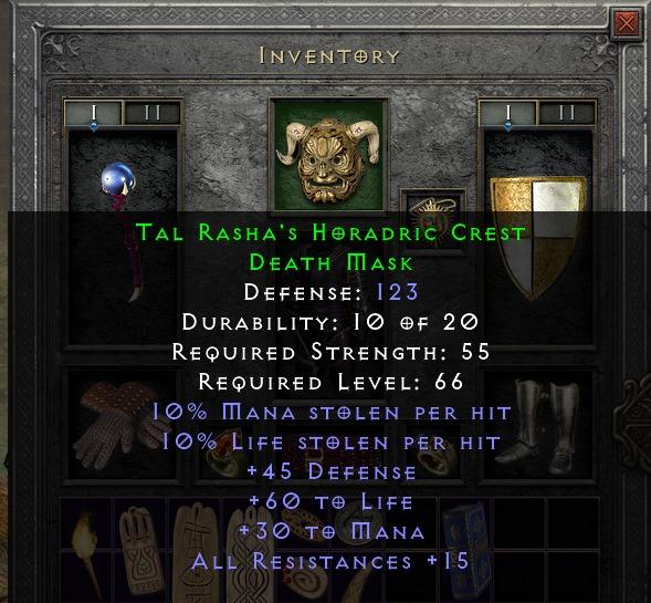 Diablo 2 Resurrected - Tal Rasha Set (PC user, Softcore), Video Gaming ...