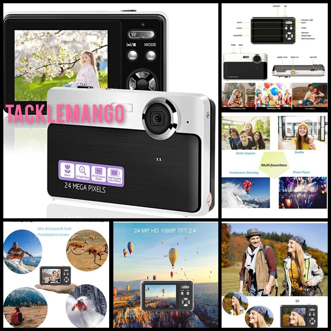 Digital Camera 24 Mega Pixels 2.4" LCD HD 1080P Digital Cameras ...