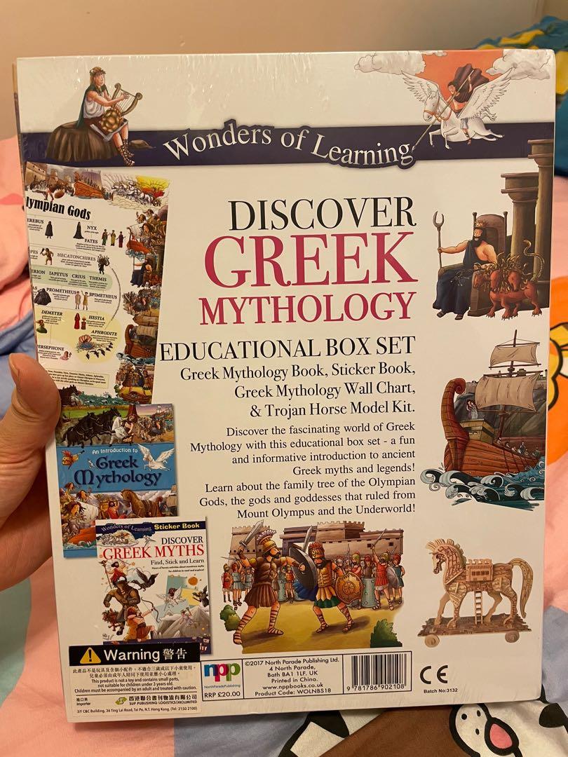 discover GREEK Mythology Efucational Box Set, 興趣及遊戲, 書本 & 文具, 小說 & 故事書 ...