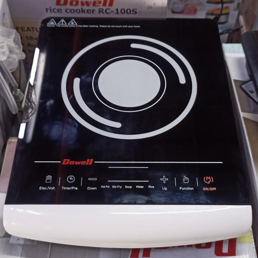 Dowell Induction Cooker Hob Flameless safe to use with free pot digital ...