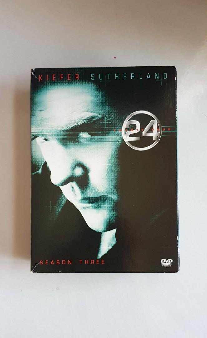 Entire DVD collection for TV series 24, Seasons 1 to 8, Hobbies & Toys ...