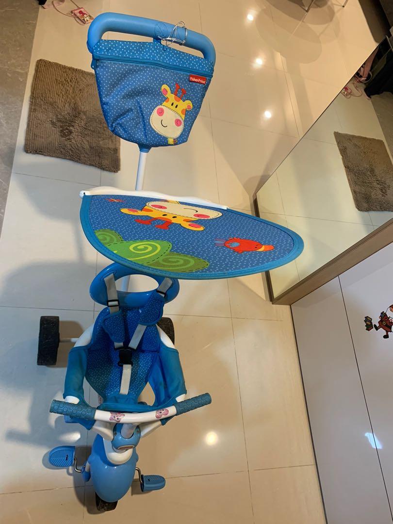 Fisher-Price Elite 3 in 1 Trike - Giraffe/Blue, Babies & Kids, Going ...