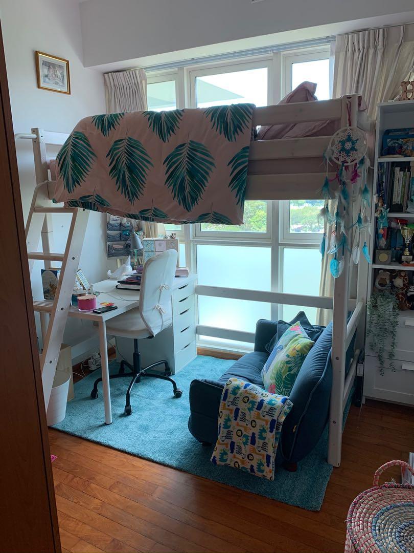Flexa Loft Bed, Furniture & Home Living, Furniture, Bed Frames ...