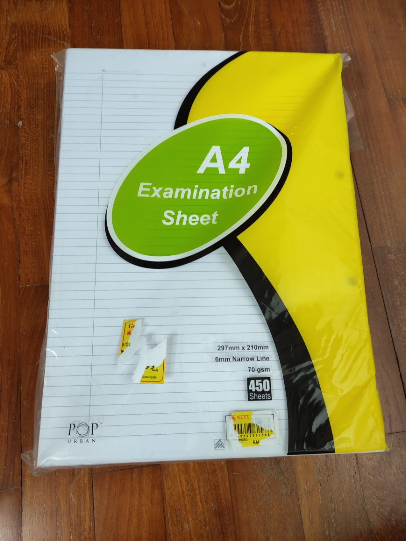 Foolscap paper, Hobbies & Toys, Stationery & Craft, Stationery & School ...