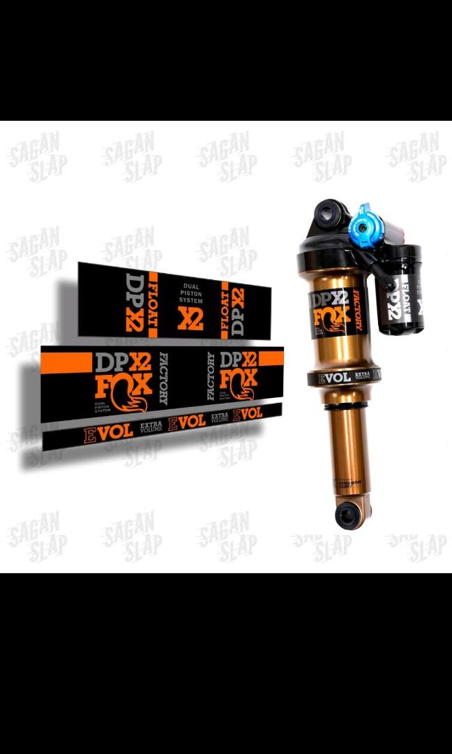 Fox rear shock X2/DPX2 decals, Sports Equipment, Bicycles & Parts ...