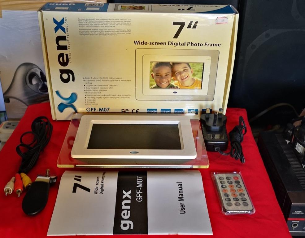 FS; GenX, DIGITAL PHOTO FRAME,GFP-M07 with Free 1 GB Micro SD Card ...