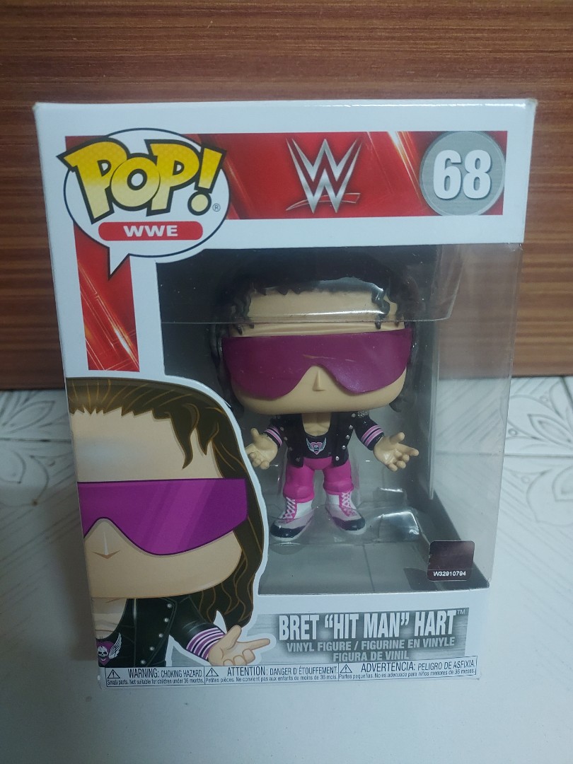 Funko Bret Hart Hit man, Hobbies & Toys, Toys & Games on Carousell