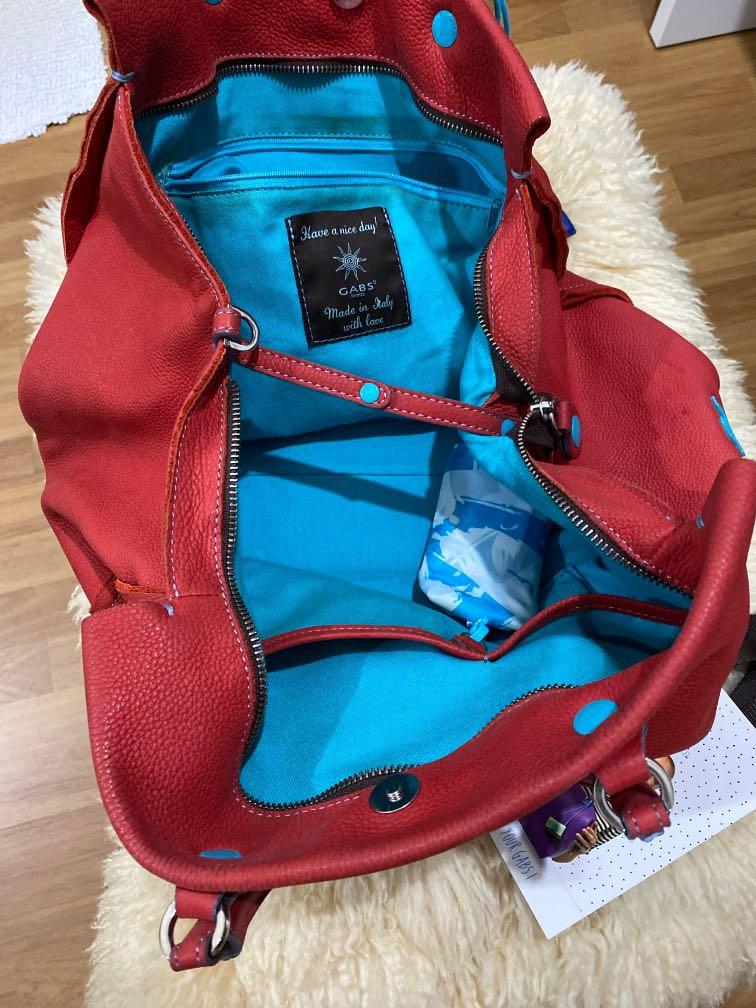 Gabs Italian leather carryall red, Women's Fashion, Bags & Wallets ...