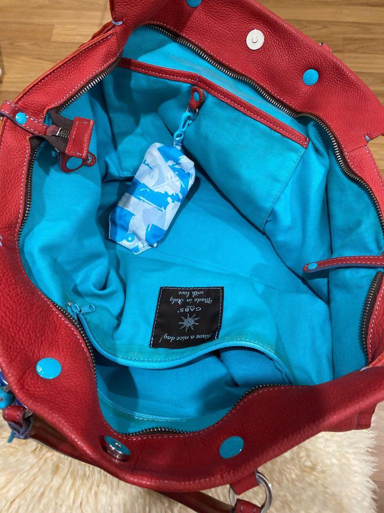 Gabs Italian leather carryall red, Women's Fashion, Bags & Wallets ...