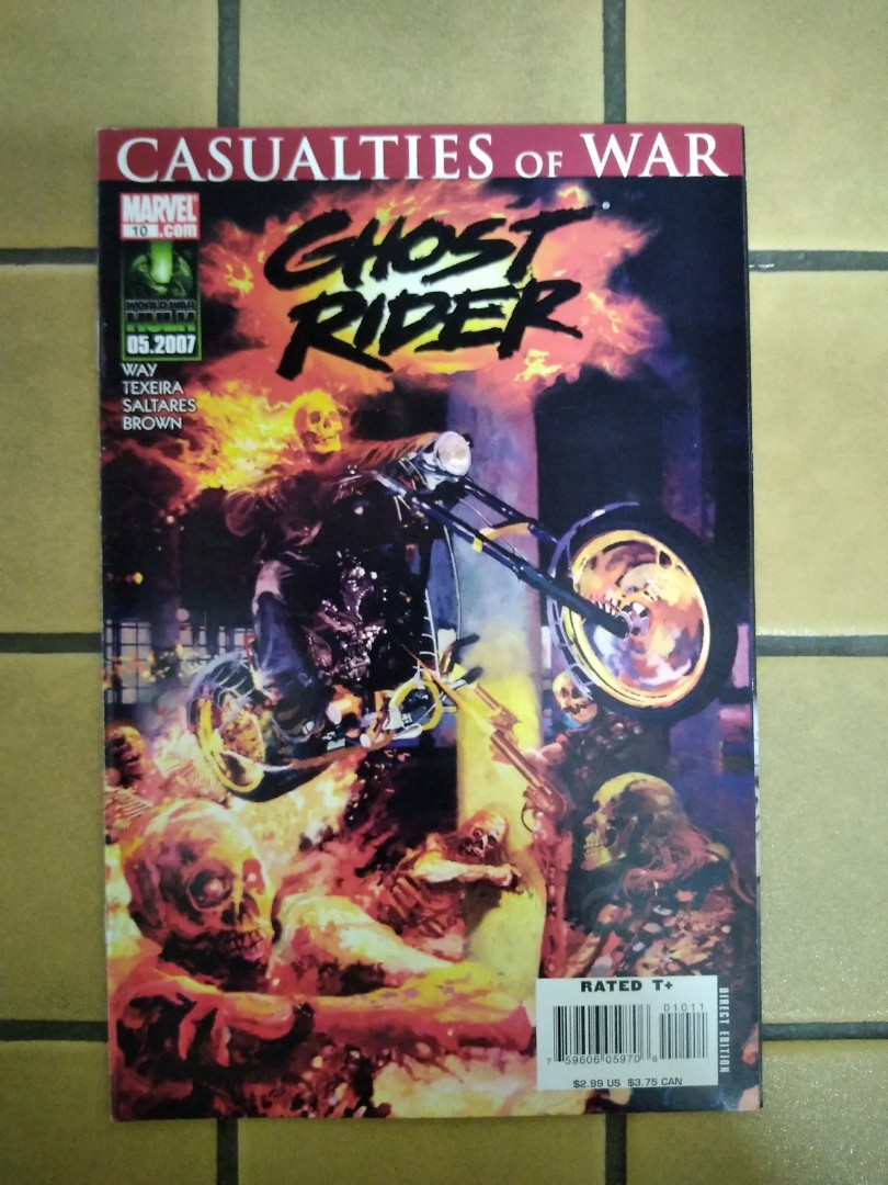 Ghost Rider #10 ( Arthur Suydam - Cover Art ) Marvel Comics, Hobbies ...