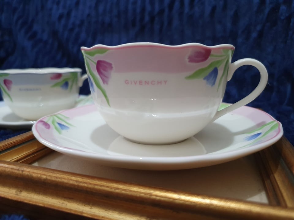 Givenchy cup and saucer Floral Design, Furniture & Home Living ...