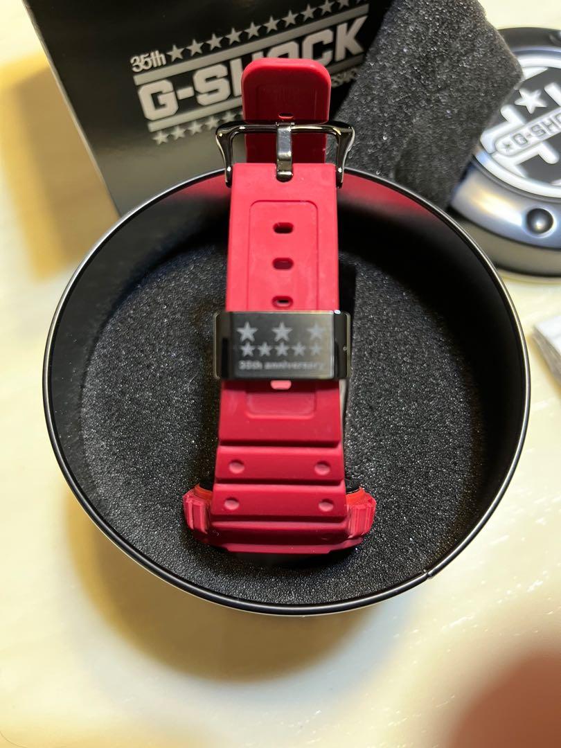G-Shock DW-5635C Red Out 35th Anniversary Limited Edition DW-5635 G ...