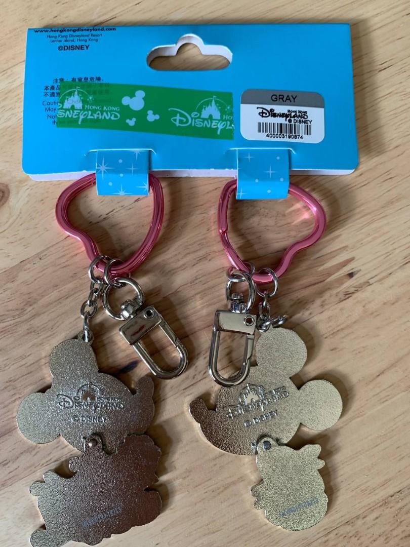 Hongkong disneyland Mickey mouse couple keychain wedding, Hobbies ...