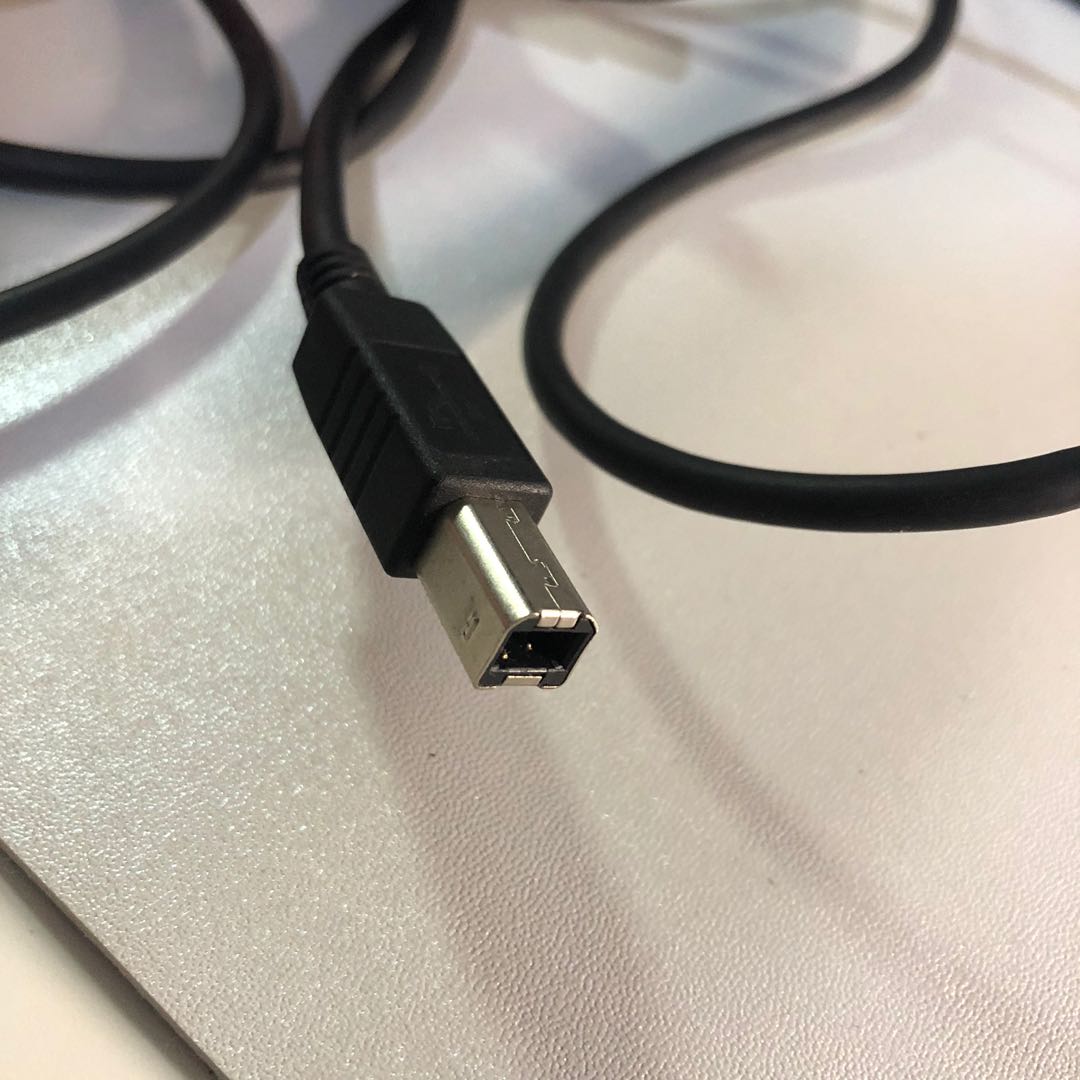 HP Printer Cable Cord Printer USB Type B to PC USB Type A, Computers ...