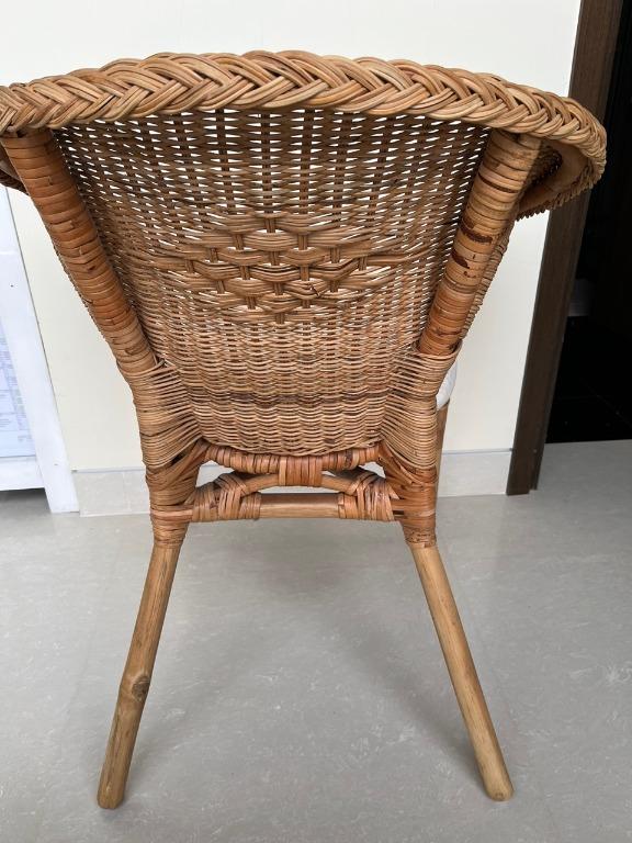 IKEA Agen Rattan Chair, Furniture & Home Living, Furniture, Chairs on ...