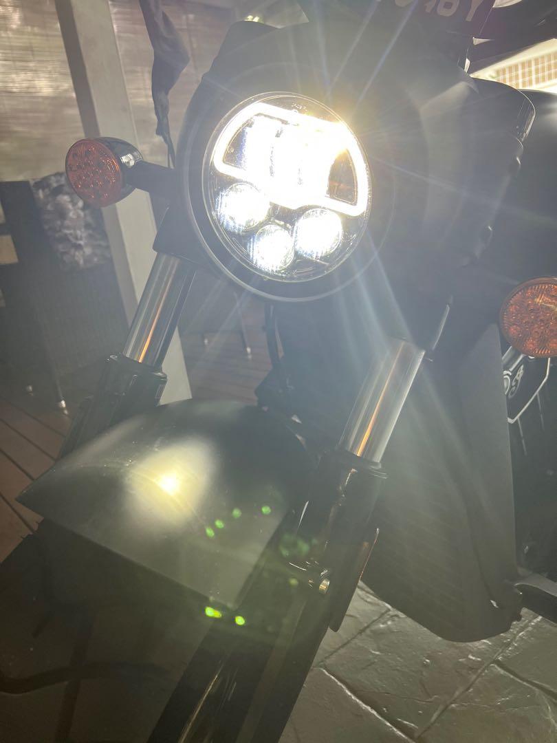 Indian Scout Pathfinder LED headlight, Motorcycles, Motorcycle ...